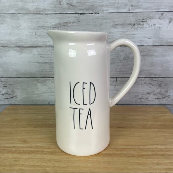 Rae Dunn | Dining | Rae Dunn Tall Iced Tea Ceramic Pitcher | Poshmark